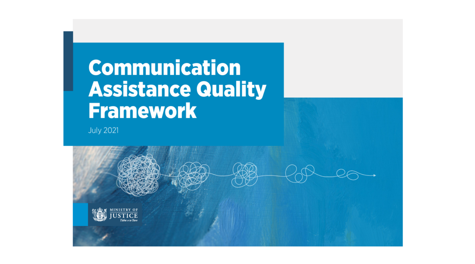 Communication assistance quality framework - Moretalk